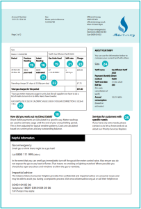 How to read your gas bill - National Energy Action leaflet - National ...