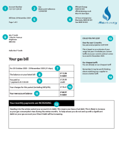 How to read your gas bill - National Energy Action leaflet - National ...